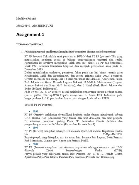 Assignment Bulan 1 Tc In Pdf
