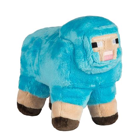 Plush Minecraft Mineon Sheep Turquoise 10 Soft Doll J6638