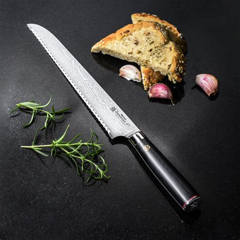 Damascus 67 Bread Knife 23cm 9in Procook
