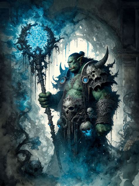 Orc Raider Barbarian Axeman Adoptable Character 7 By Dissunder On