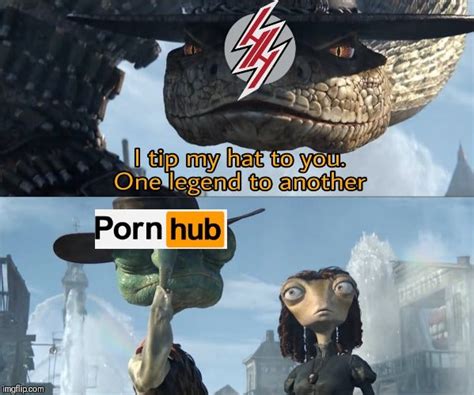 P Hub I Tip My Hat To You One Legend To Another Know Your Meme