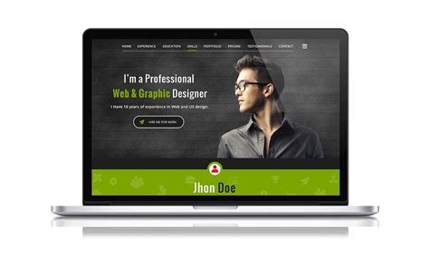 Personal Vcard And Resumecv Html Bootstrap Themes ~ Creative Market