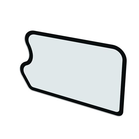 Left Door Screen Jcb 82780200 6168