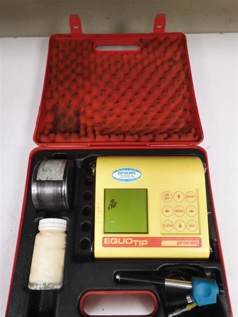 Proceq Equotip Hardness Tester Kit D Probes Calibratedcert Pj34