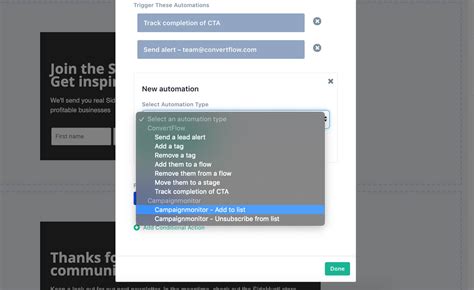 How To Integrate Campaign Monitor With Convertflow Convertflow
