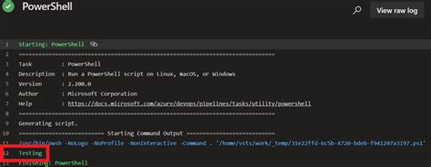 Azure Devops Pipeline Output Sebastian Claesson