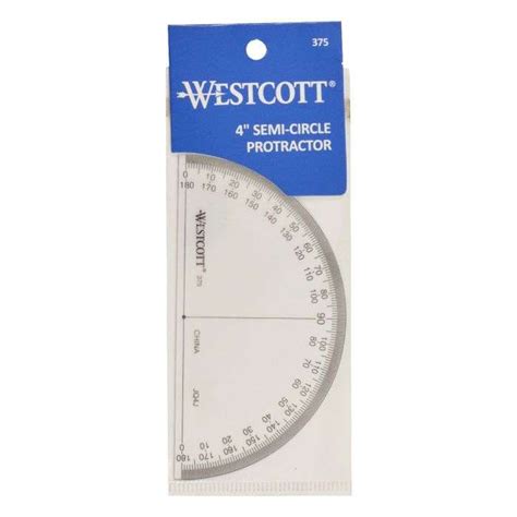 Semi Circular Protractor 4 Dia Geyer Instructional Products