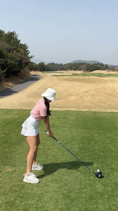 꺅 좋았어💕아름다운 제주도의 자연과 캘러웨이 엘리트 드라이버와 함께🌸klpga정혜윤프로 여자골프스윙 Golfswing 캘러웨이골프 엘리트드라이버 제주도필드