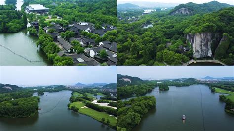 4k航拍绍兴鉴湖景区 视频素材下载 编号 29813069 光厂 Vj师网