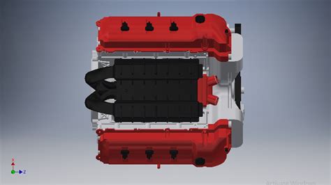 V6 Engine Assembly 3d Model Turbosquid 2149139