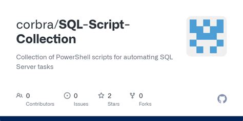 Github Corbrasql Script Collection Collection Of Powershell Scripts