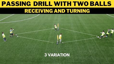 Best 13 Passing And Dribbling Warm Up 5 Variation Footballsoccer Drill Artofit