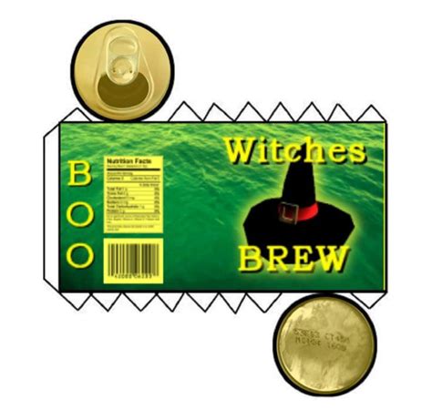 Papercraft Witches Brew Template For Diy Paper Toys