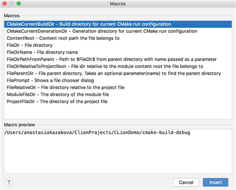 CLion EAP Macros And Variables In Configurations Input Redirection And More The