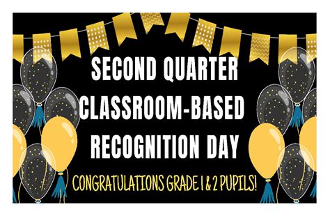 2nd Quarter Recognition Backdrop Bachelor Of Elementary Education Second Quarter Classroon