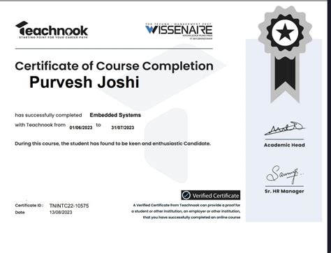 i am happy to announce that i have successfully completed embedded