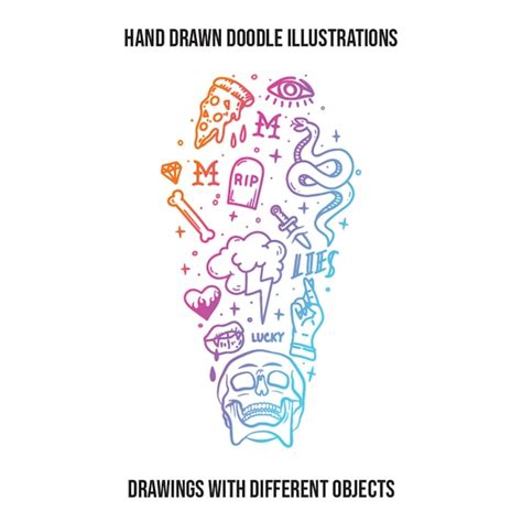 Premium Vector Hand Drawn Doodle Illustrations Drawings With Different Objects