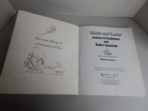 Richard Scarrys Tinker And Tanker Books Set Of Two Pb 1962559372