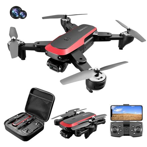 Fanshiluo Drone With Camera For Adults Foldable Fpv Drone With Electrionic Regulation Dual 1080p