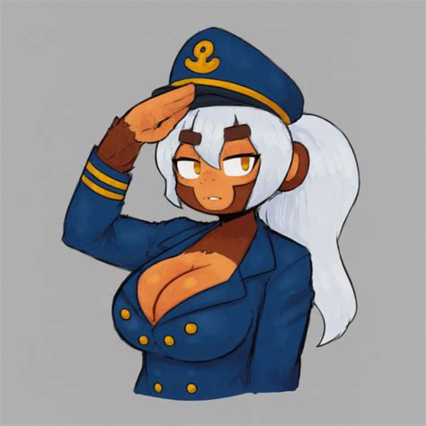 Rule 34 1girls Admiral Brickell Ai Generated Anthro Bloons Td 6 Bloons Tower Defense Blue Hat