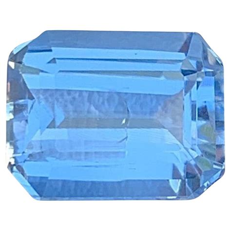 Natural Aquamarine Beryl Gemstone 250 Ct Emerald Cut For Sale At 1stdibs