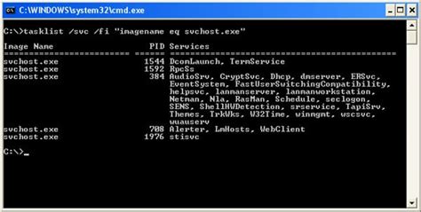 How To Determine What Services Are Running Under A SVCHOST EXE Process