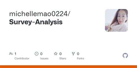 GitHub Michellemao Survey Analysis