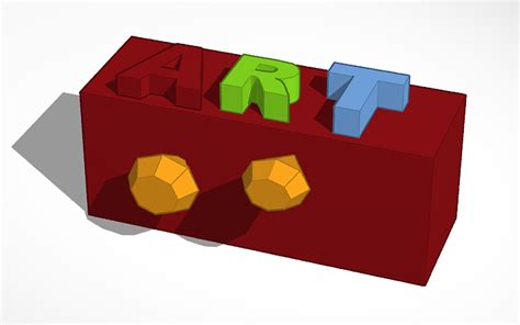 3d Design Art Stand Tinkercad