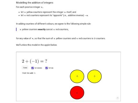 unit plan mathematics integer arithmetic teaching resources