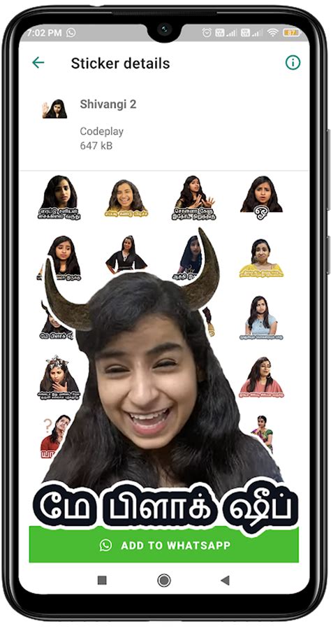 sivaangi alice shivangi sticker cook with comali apk for android