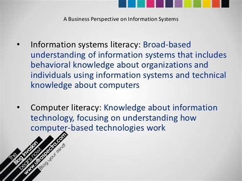 introduction to information systems and the role of information syste…