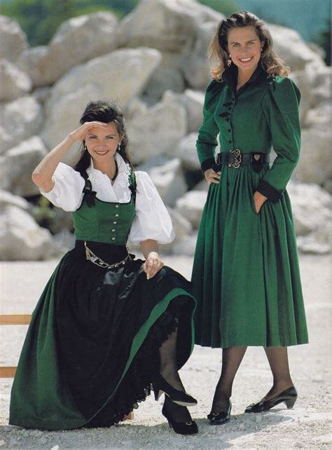 Traditional German Clothing Chiemseer Dirndl Vintage Dirndl