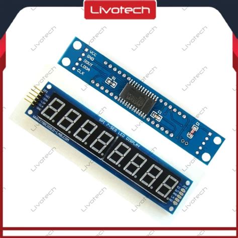 Jual Seven Segment 8 Digit Display Tube 8X7 SEGMENT Module LED 4 In 1