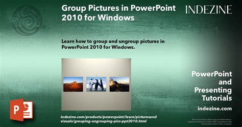 group pictures in powerpoint 2010 for windows