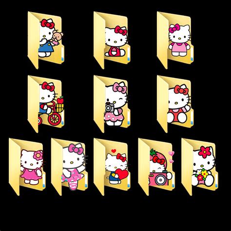 Free Hello Kitty Folders By Alexzblue On Deviantart