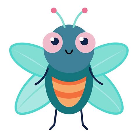 Premium Vector Fly Bug Looks Kawaii