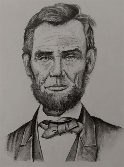 Abraham Lincoln Quick Sketch With Pencils Rsketches