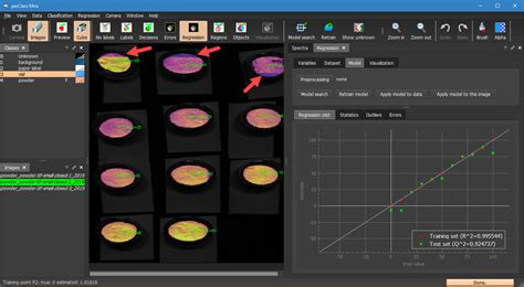 Regression Using Subset Of Bands