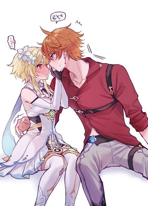 Lumine And Tartaglia Genshin Impact Drawn By Natsukko 0606 Danbooru