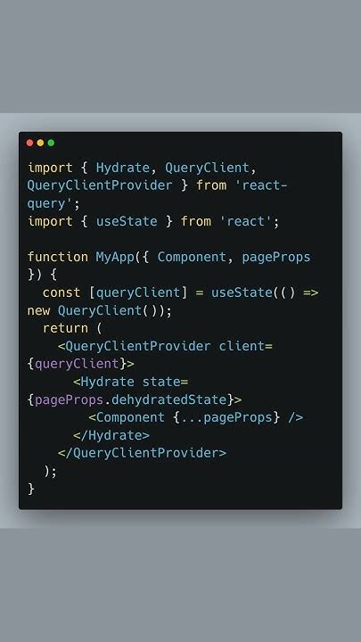 Boost Your App With React Query Ssr Webdev Youtube