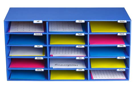 Classroom File Organizer 15 Slots Alpine