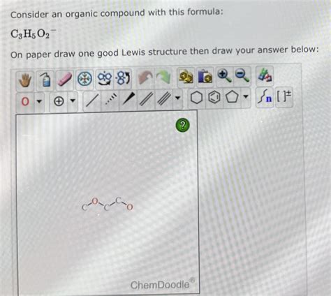 Solved Consider An Organic Compound With This