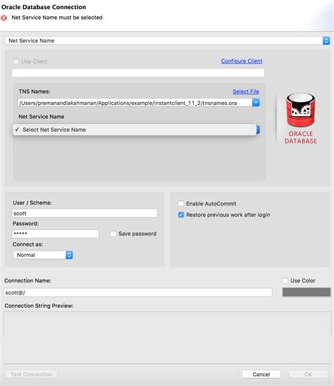 Macos Oracle Toad Does Not Recognize The Tns Stack Overflow