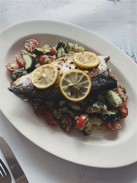 183kcal 고등어를 먹는 색다른 방법 지중해식 고등어구이