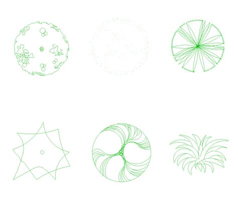 Forest Trees DWG CAD Block Free Download