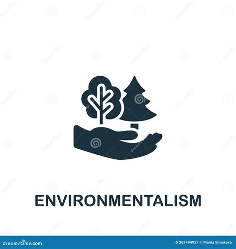 Enviromentalism Icon Monochrome Simple Sign From Core Values Collection Stock Vector