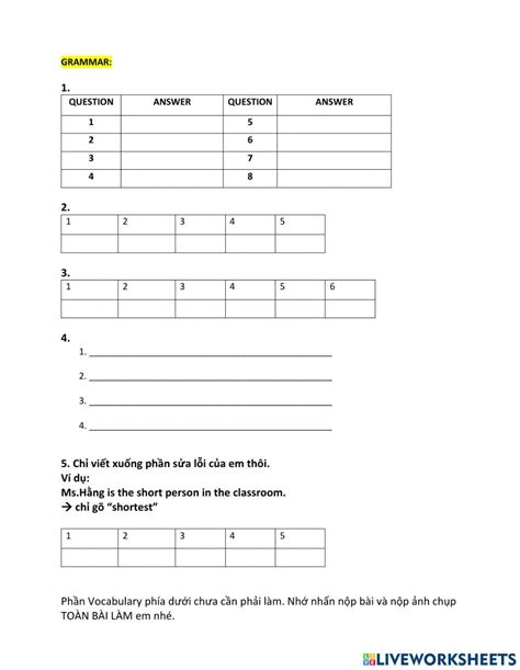 L2 Wb Answersheet Unit 12 1 Online Exercise For Live Worksheets