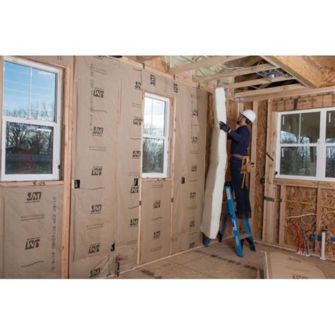 Johns Manville R 19 Wall Kraft Faced Fiberglass Batt Insulation 87 18