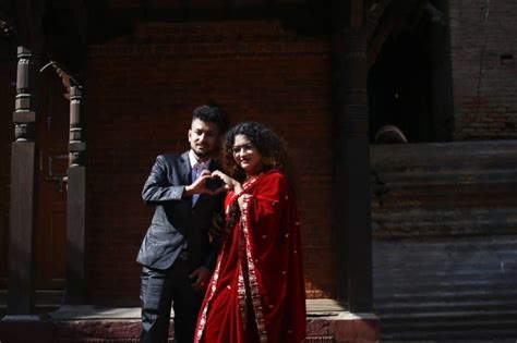 In Pictures Nepals First Same Sex Marriage Couple The Himalayan