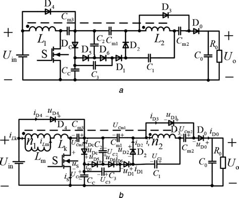 Topology And Its Equivalent Circuit In Fig 2 B With Scu1 A Topology